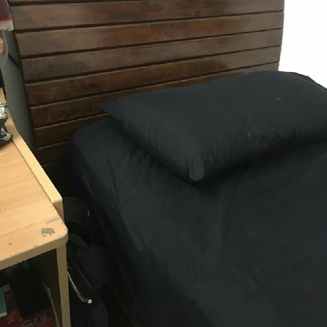 high quality single wooden bed frame with slide drawer attached (bottom ...