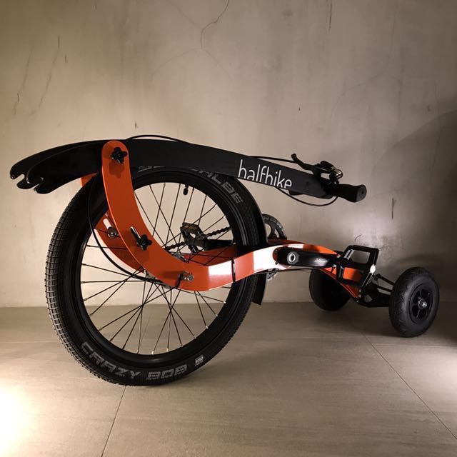 Halfbike 2.1 (orange) with 3 speed Sturmey Archer Hub, Sports Equipment ...