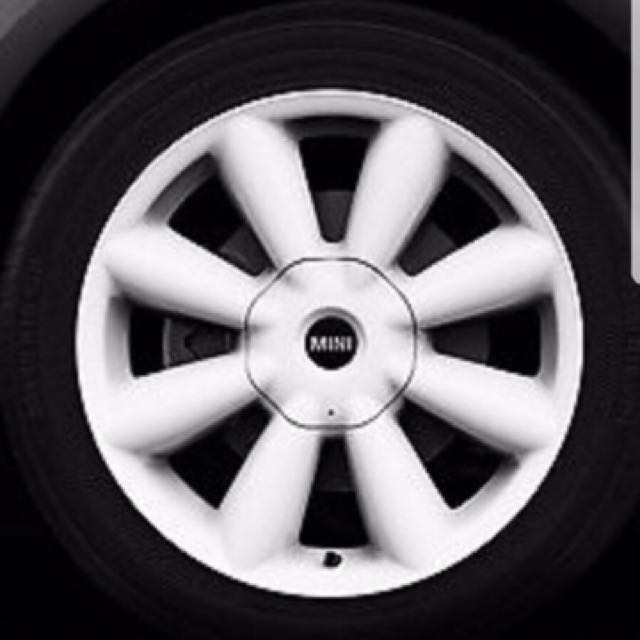Mini Cooper Countryman 18 inch Turbo Fan light alloy rims in white (set ...