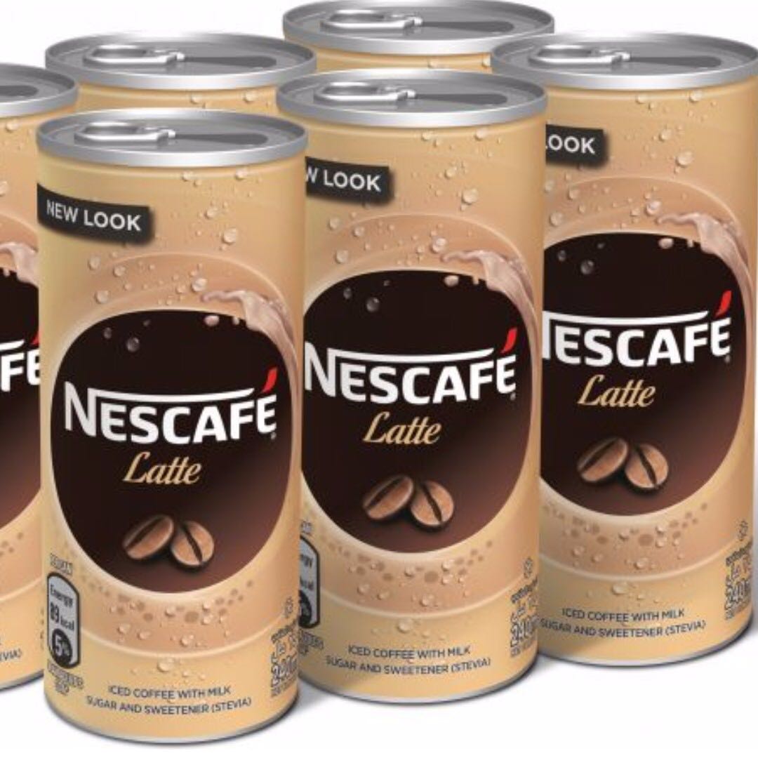 Nescafe Latte / Original Round Can (24 X 240 ML), Food & Drinks ...