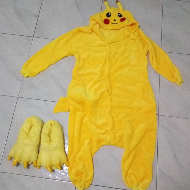 Pikachu Overall Suit, Everything Else on Carousell