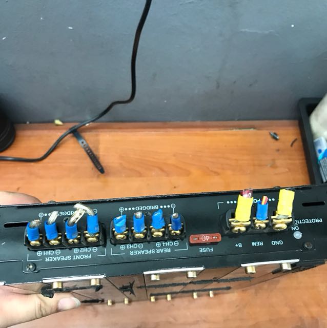 Rodek SM-7540 4 Channel Amplifier, Car Accessories on Carousell