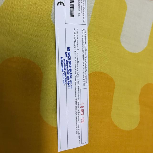Swatch Watch With Warranty Card, Men's Fashion, Watches & Accessories ...