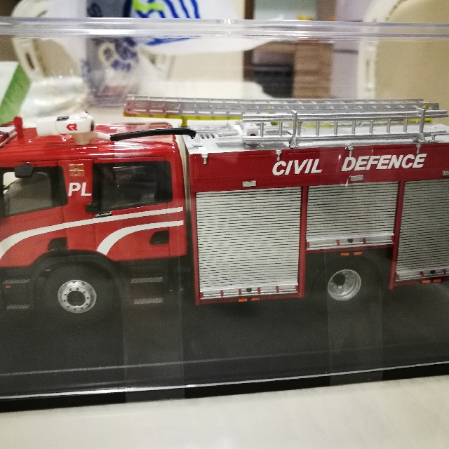1/43 limited edition SCDF Pump ladder, Hobbies & Toys, Toys & Games on Carousell