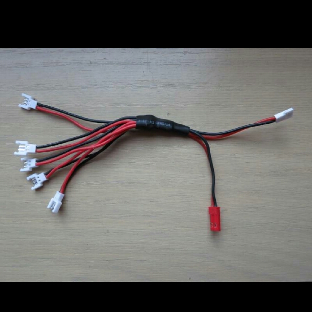 1 to 5 Parallel Charging Cable For 3.7v lipo battery, Hobbies & Toys ...