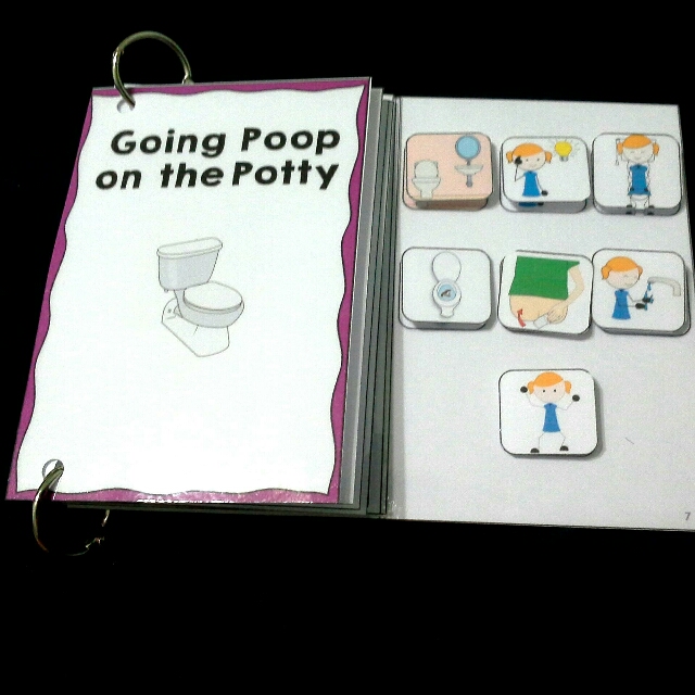 DIY Potty Training Interactive Social Story (Girl version), Babies ...