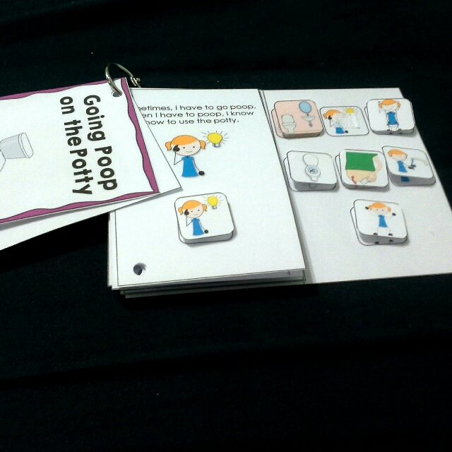 DIY Potty Training Interactive Social Story (Girl version), Babies ...