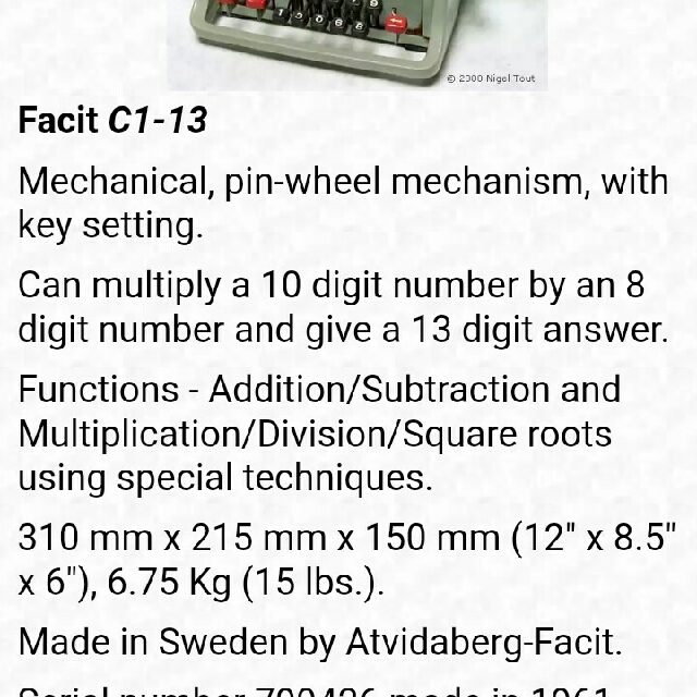Mechanical Calculator in 60s, Hobbies & Toys, Collectibles ...