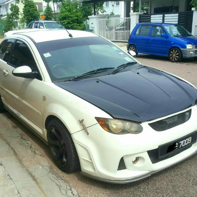 Proton Satria Neo (M) R3 Bodykit Pearl White, Cars, Cars for Sale on ...