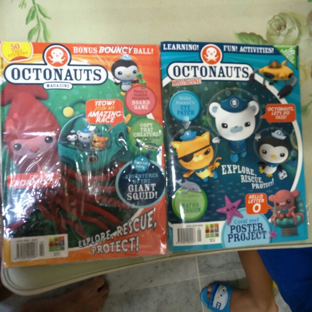 Set of 5 Octonauts activity/sticker books, Hobbies & Toys, Toys & Games ...
