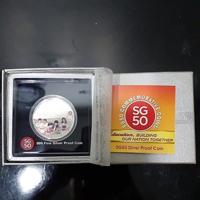 SG50 $5 999 Silver Coin, Hobbies & Toys, Memorabilia & Collectibles ...