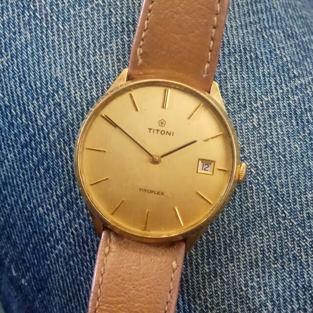 Titoni Mechanical Vintage Watch, Men's Fashion, Watches & Accessories ...