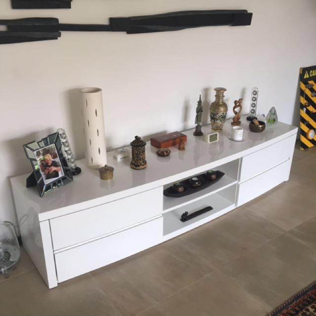 TV console 50 cm depth by 46cm high by 2m Long, Furniture & Home Living ...