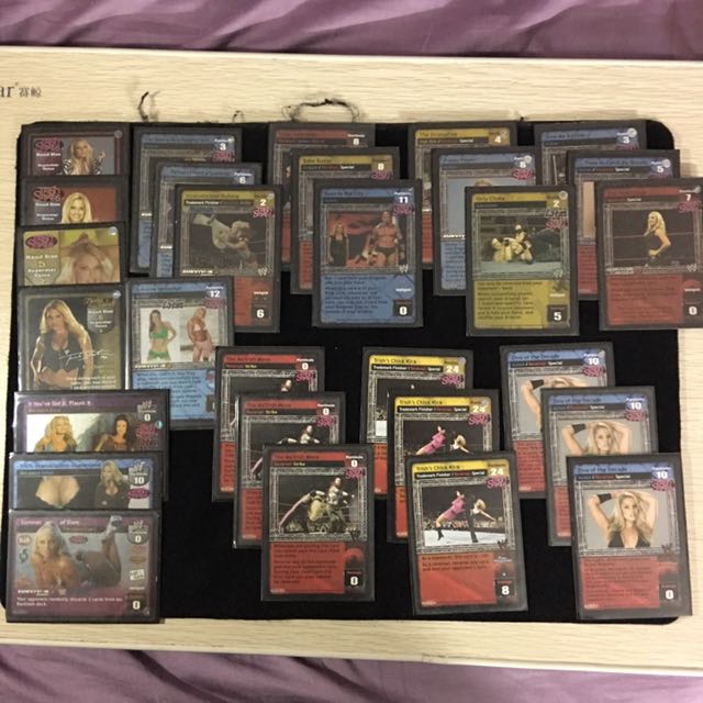 WWE WWF Trish Stratus Babe Of The Year Full Set Raw Deal, Everything ...