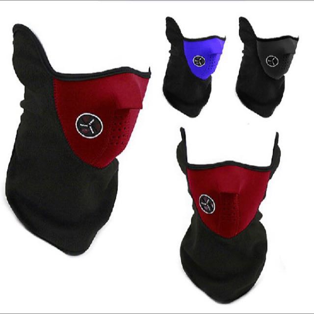 Half Face Neoprene Wind Mask, Health & Nutrition, Face Masks & Face ...