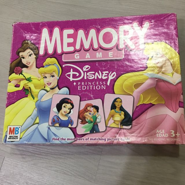 Memory card game Dora and Disney princess, Hobbies & Toys, Toys & Games ...