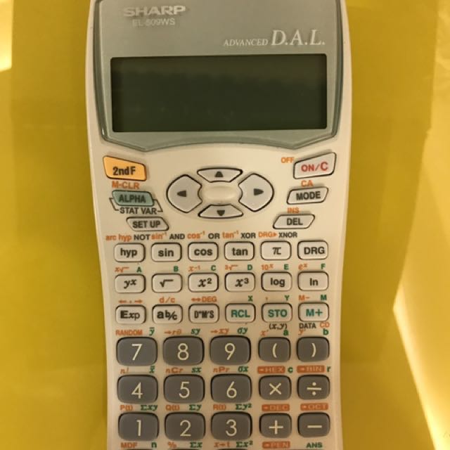 Sharp Scientific calculator SMU, Computers & Tech, Office & Business ...