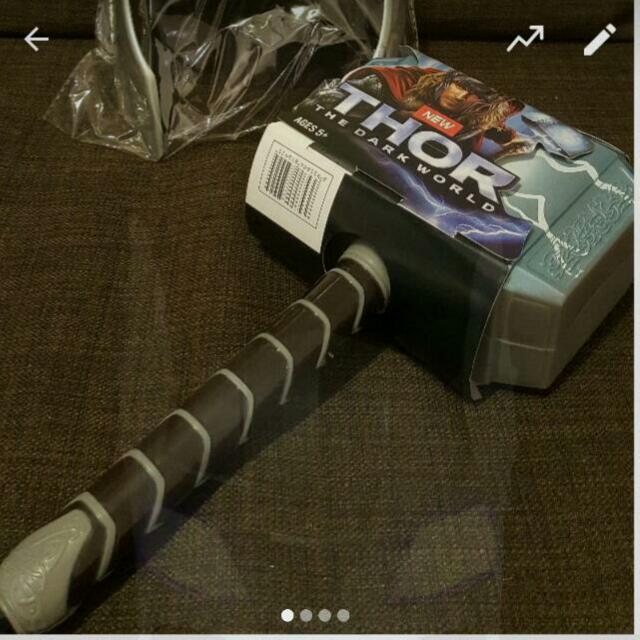 Thor Hammer (Light and Sound), Hobbies & Toys, Toys & Games on Carousell