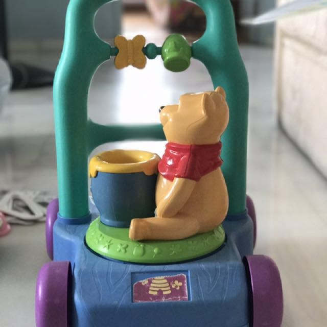Winnie the Pooh push cart / walker, Hobbies & Toys, Toys & Games on ...