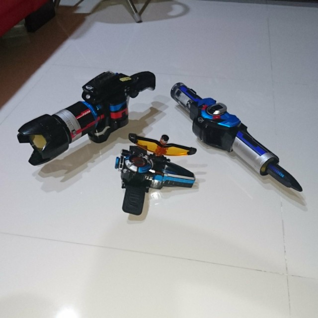 Bandai power rangers super sentai gobuster morphers weapons dx camera ...