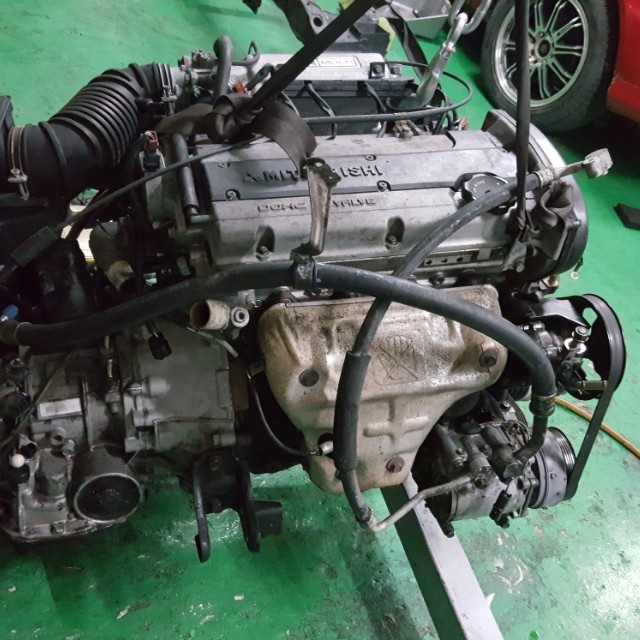 Engine 4g91 twincam buka dari halfcut complit dokument, Auto ...