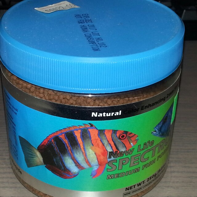 New life spectrum medium fish formula fish food 250g, Pet Supplies, Pet ...