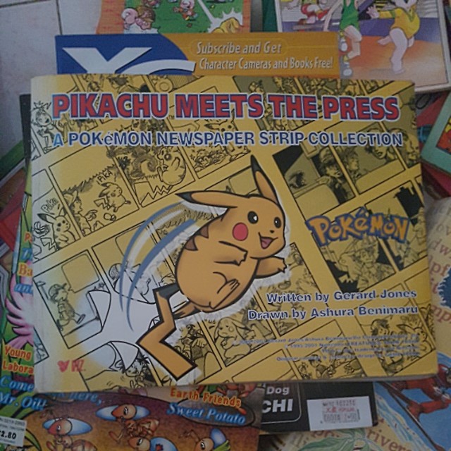 (OFFICIAL NINTENDO LICENSED) PIKACHU MEETS THE PRESS NEWSPAPER STRIP ...