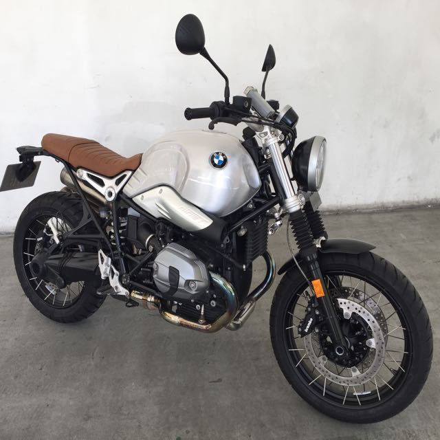 BMW RNineT Scrambler, Aluminum Tank with raw welding, Bike Registered ...