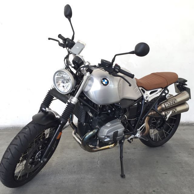 BMW RNineT Scrambler, Aluminum Tank with raw welding, Bike Registered ...
