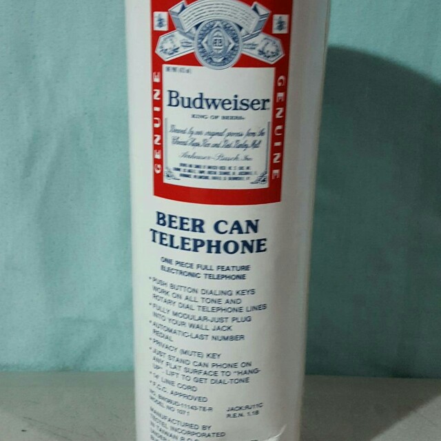 Budweiser beer can telephone working, Mobile Phones & Gadgets, Mobile ...