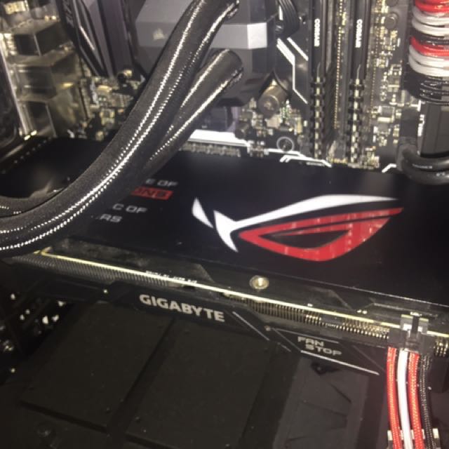 Custom-made Gpu Backplate Asus ROG, Computers & Tech, Parts ...