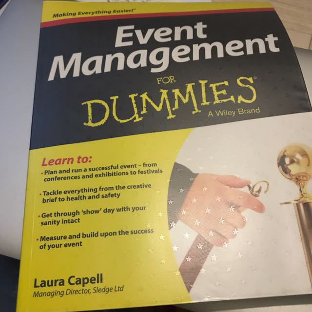 Event Management For Dummies, 興趣及遊戲, 書本 & 文具, 書本及雜誌 - 補充練習 - Carousell