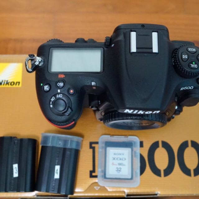Nikon D500 and MB-D17 battery grip, Photography, Cameras on Carousell