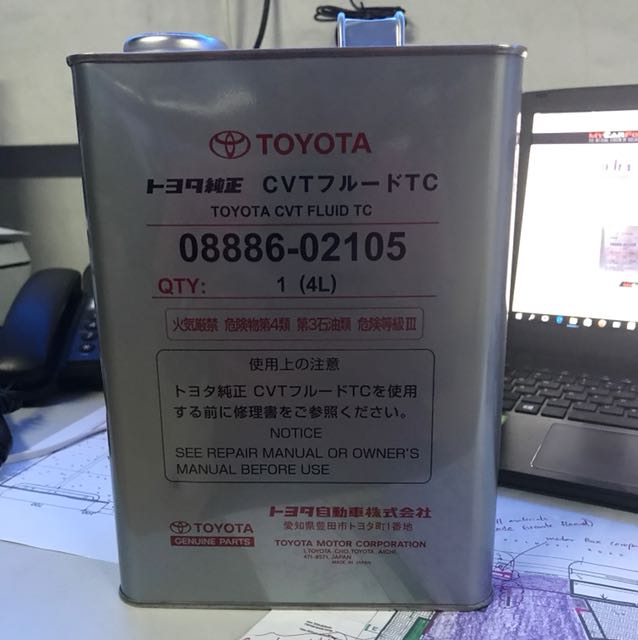 Toyota CVT Fluid TC Transmission Fluid, Car Accessories on Carousell