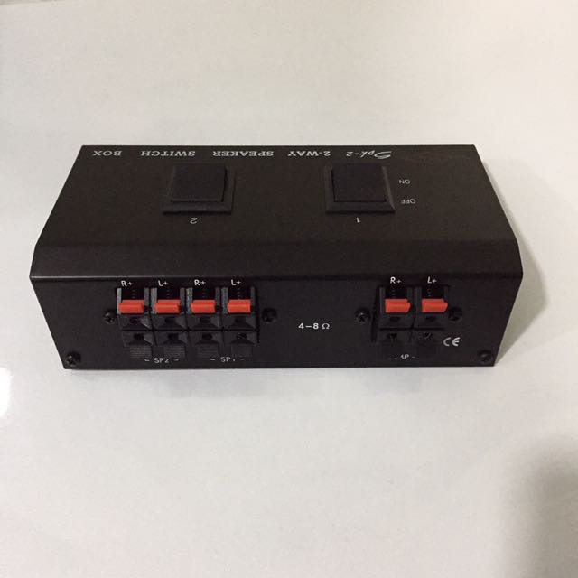 2-way Speaker Switch Box, Audio, Soundbars, Speakers & Amplifiers on ...