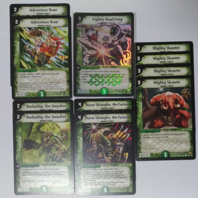 Beast folk duel masters playset, Hobbies & Toys, Toys & Games on Carousell