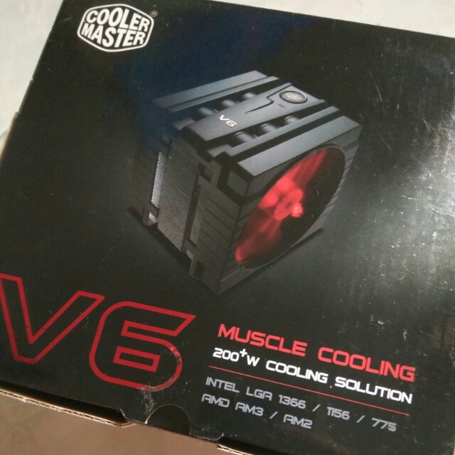 Cooler Master V6 Muscle Cooling, Computers & Tech, Parts & Accessories ...