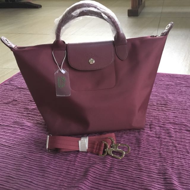 Longchamp Bag - maroon color - replica, Women's Fashion, Bags & Wallets ...
