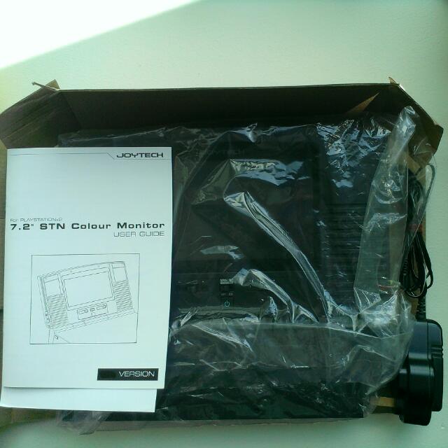 PS2 Colour Monitor 7.2 Inch Joytech PlayStation, Video Gaming, Gaming ...