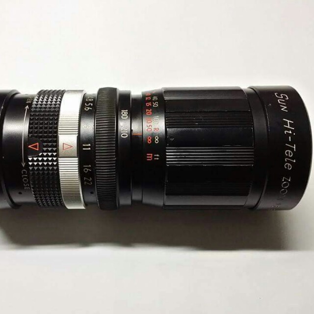 Sun Hi-Tele Zoom lens 85-210mm f4.8 Mount M42, Photography, Lens & Kits ...