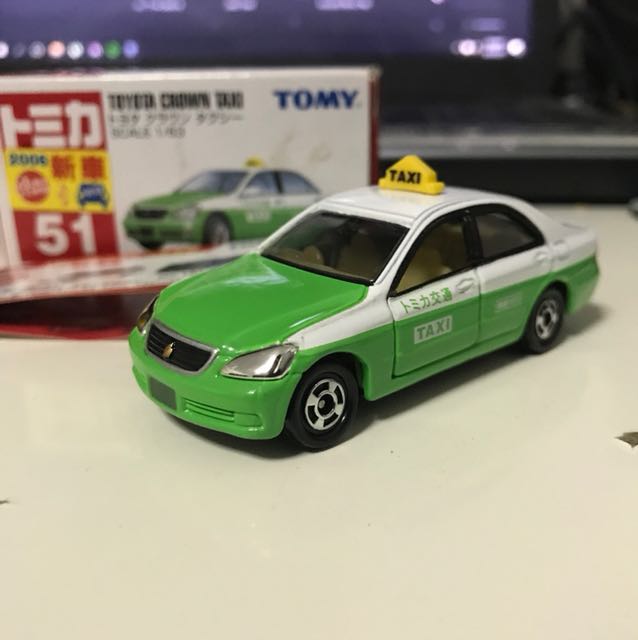 Toyota Crown Taxi (Tomica), Hobbies & Toys, Toys & Games on Carousell