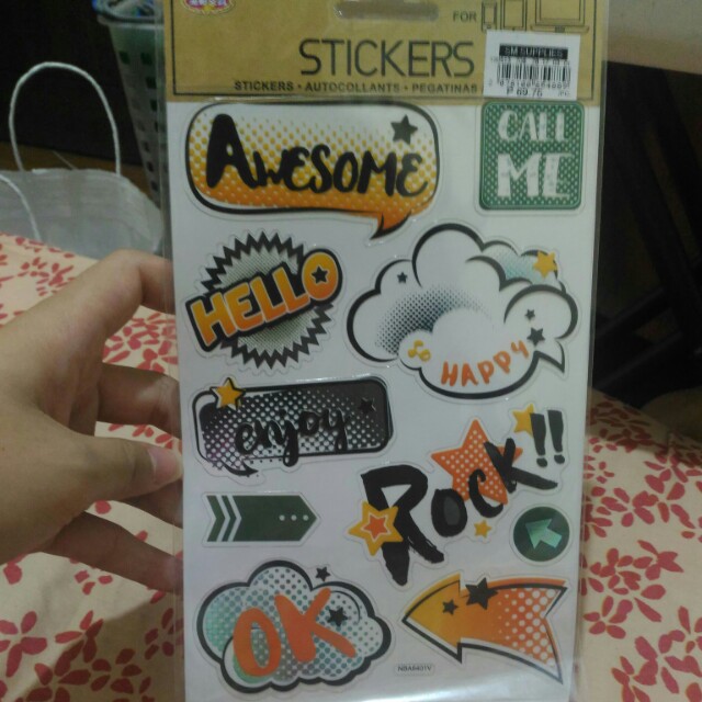 awesome stickers, Hobbies & Toys, Stationary & Craft, Craft Supplies ...
