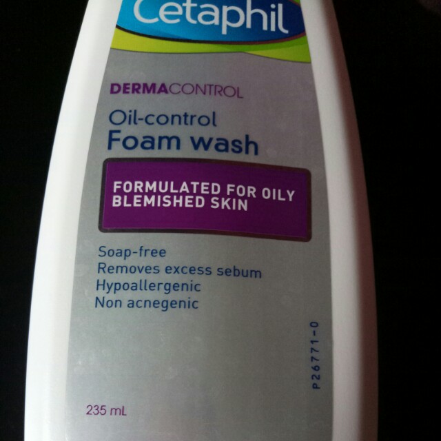 Cetaphil Dermacontrol oil-control foam wash, Beauty & Personal Care ...
