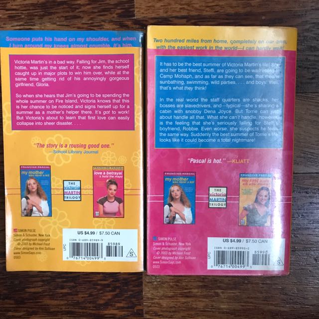 Francine Pascal's Victoria Martin Trilogy (2/3), Hobbies & Toys, Books ...