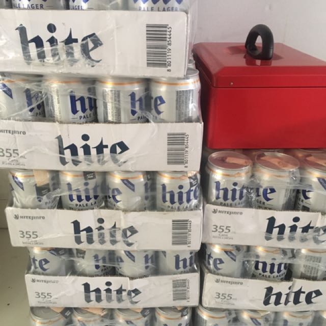 Hite Beer, Food & Drinks, Beverages on Carousell