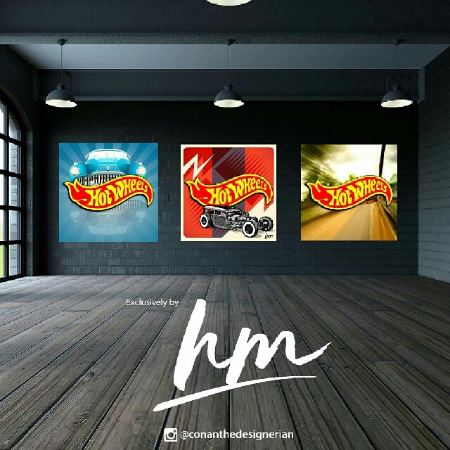 Hot Wheels / Hotwheels Wall Frame Deco, Hobbies & Toys, Toys & Games on ...