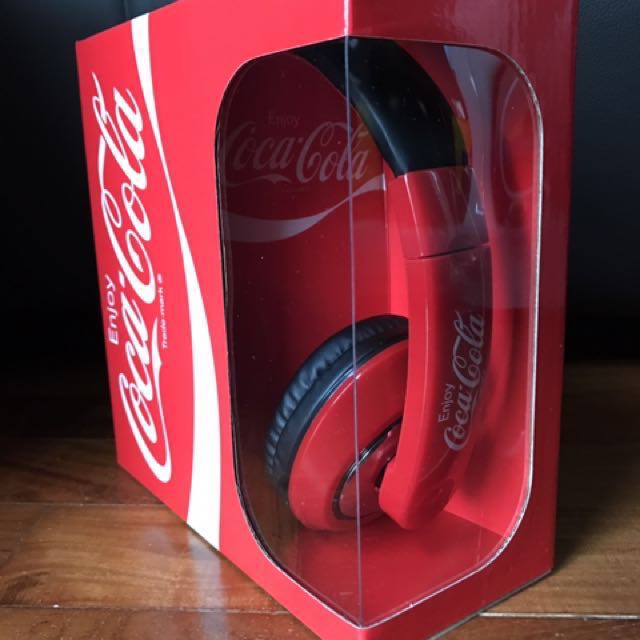 Limited edition Coca Cola headset earphone, Audio, Headphones ...