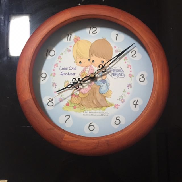 Precious moment clock, Furniture & Home Living, Home Decor, Clocks on ...