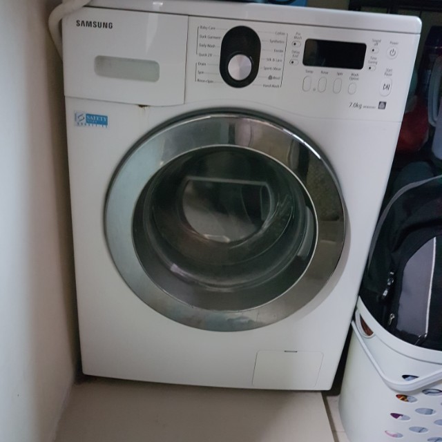 Samsung 7kg Front Load Washing Machine, TV & Home Appliances, Washing ...
