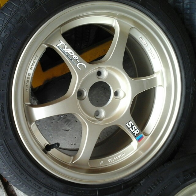 Sportrim Ssr Type C 15" Light Gold, Auto Accessories on Carousell